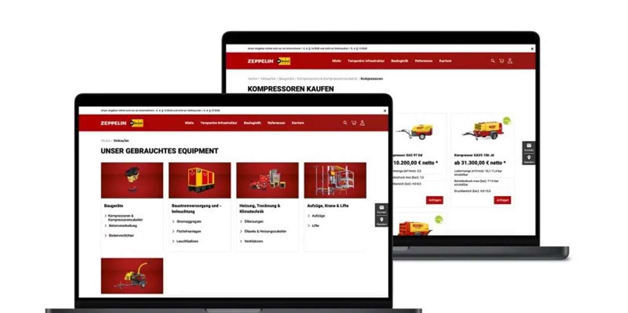 Zeppelin Rental launches used equipment platform - International Rental ...